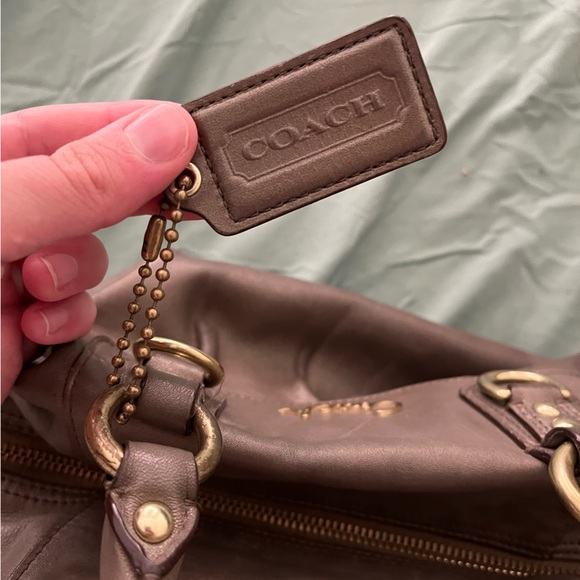 Coach | Bags | Coach Brown Leather Satchel With Gold Hardware | Poshmark